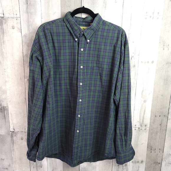 L.L. Bean | Shirts | Vintage Llbean Plaid Button Down | Poshmark